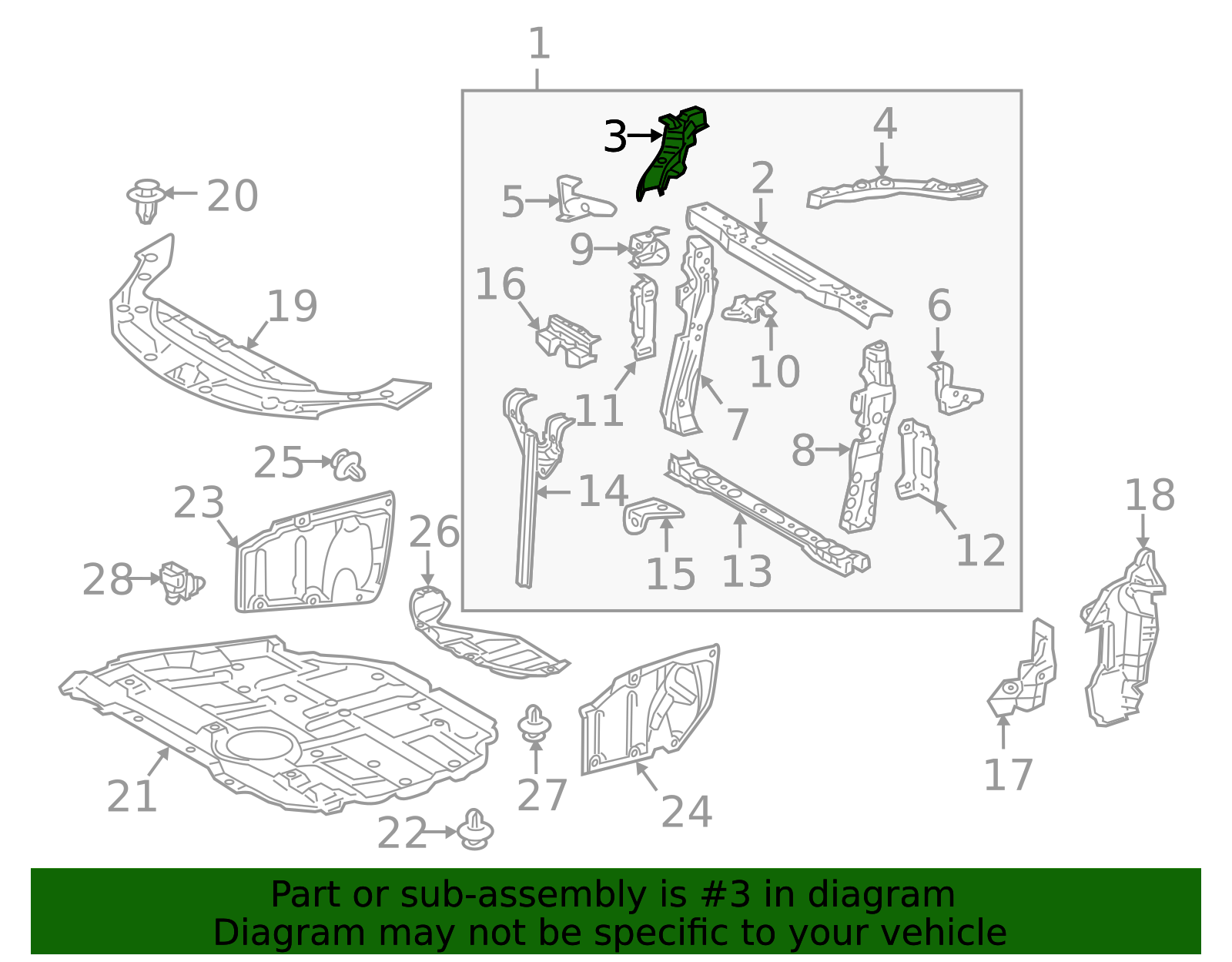 53202-76010 - Upper Support - 2011-2017 Lexus CT200h | My L Parts