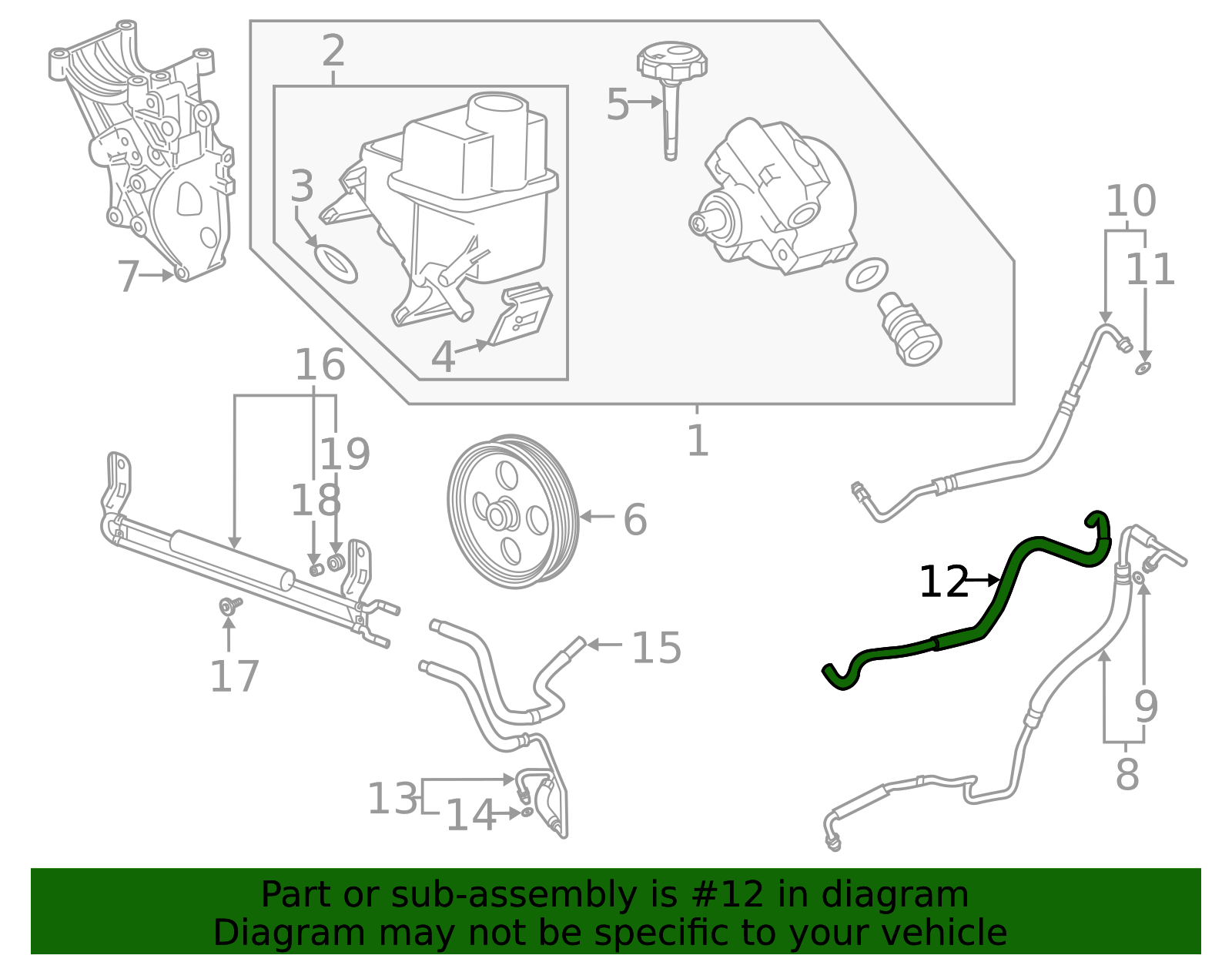 2020-2025 GM Hose 85713649 | Capital Chevy Parts