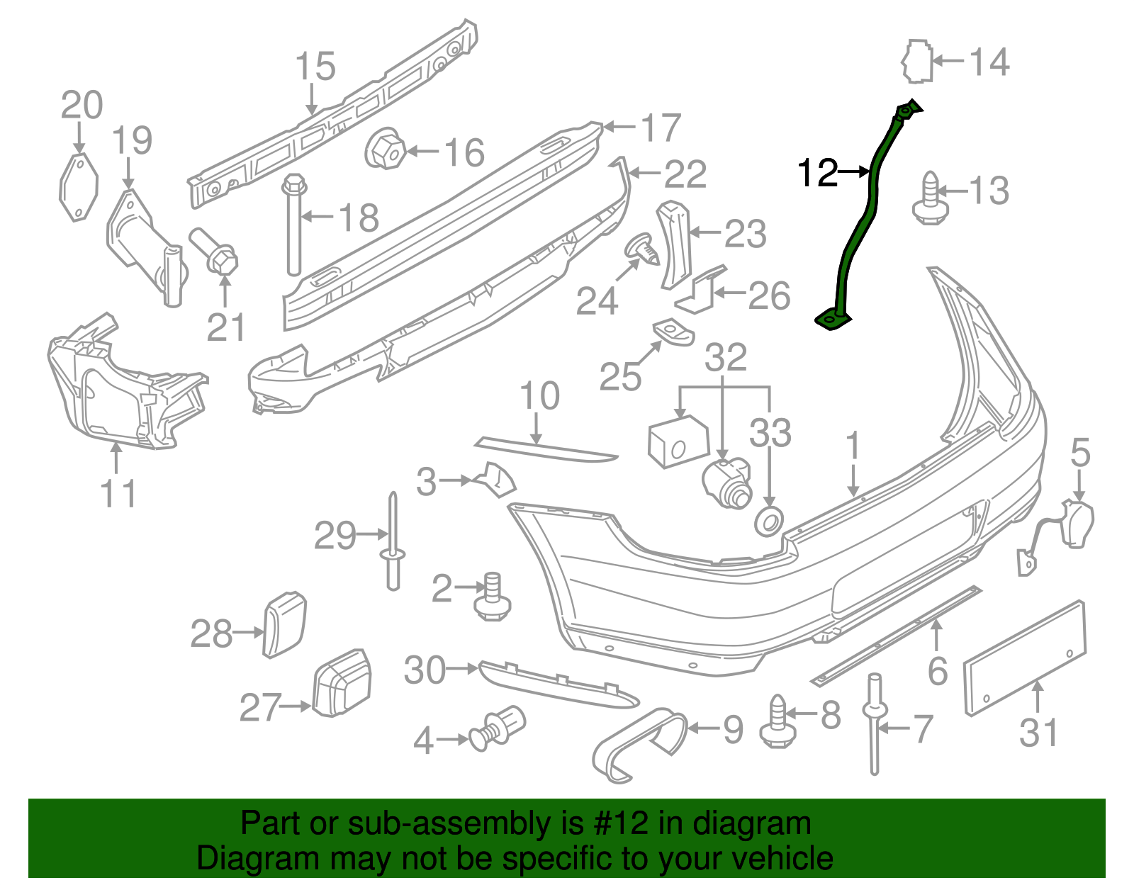 2005-2012 Porsche 911 Bumper Cover Brace 997-505-681-01 | Sunset ...