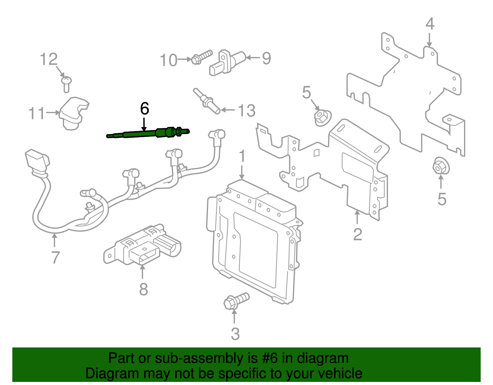 2017-2019 Jaguar Glow Plug JDE40275 | Jaguar Parts Direct
