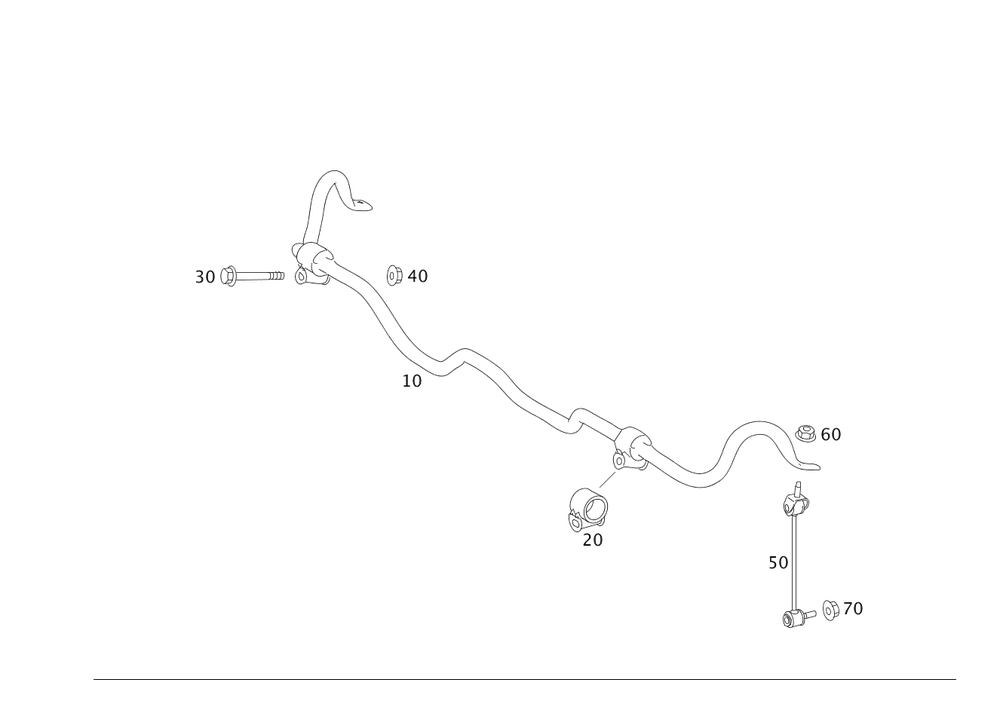221-320-22-89 - Rod | World Mercedes-Benz Parts