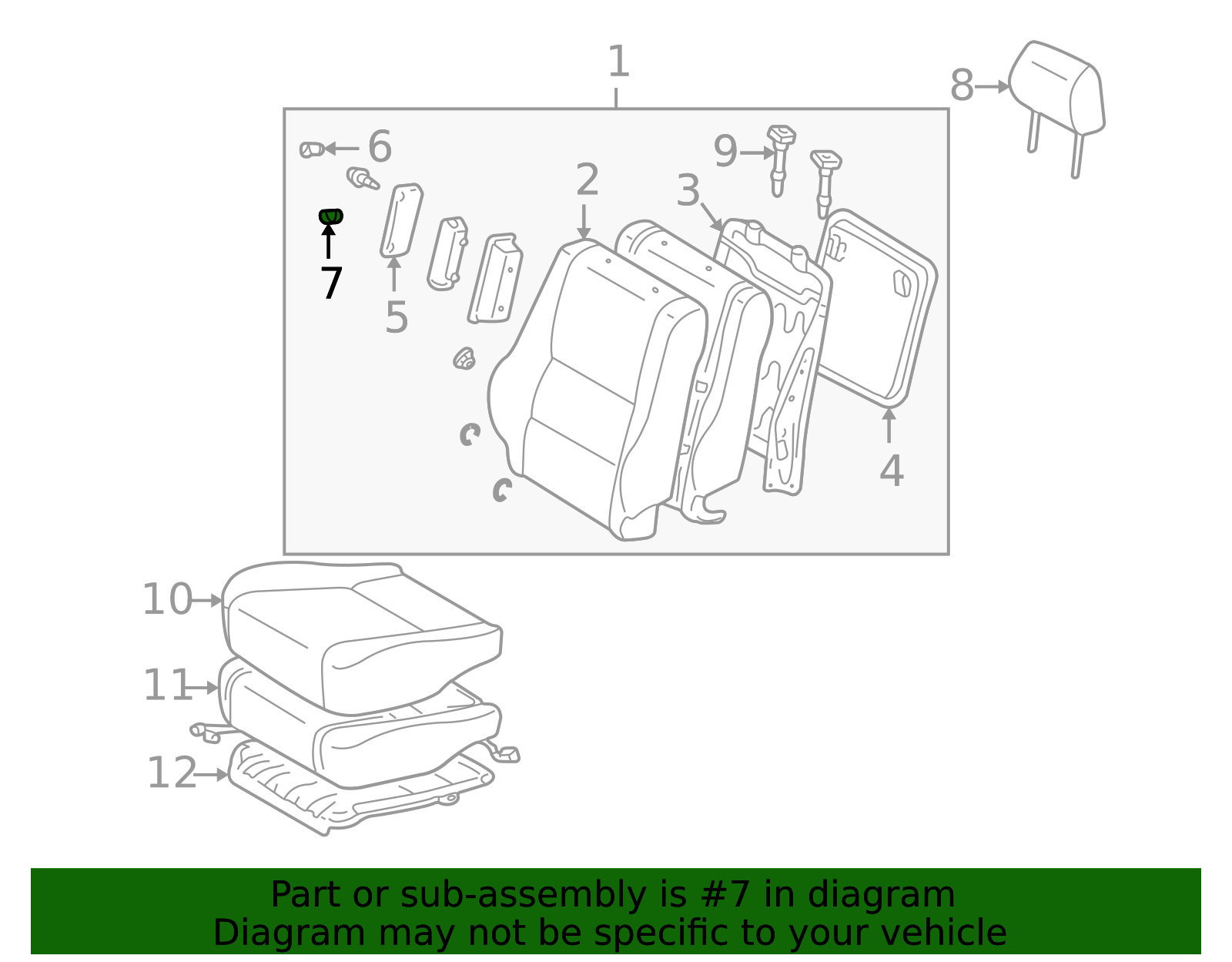 73925-53040-C0 - High-Quality Seat Air Bag Cap for 2001-2005 Lexus ...