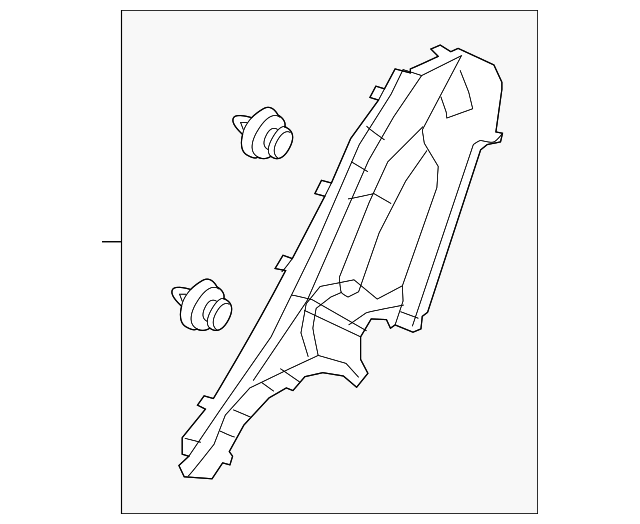 2019-2025 Mazda 3 Lock Pillar Trim BDTT-68-770-02 | Mazda Parts Deals