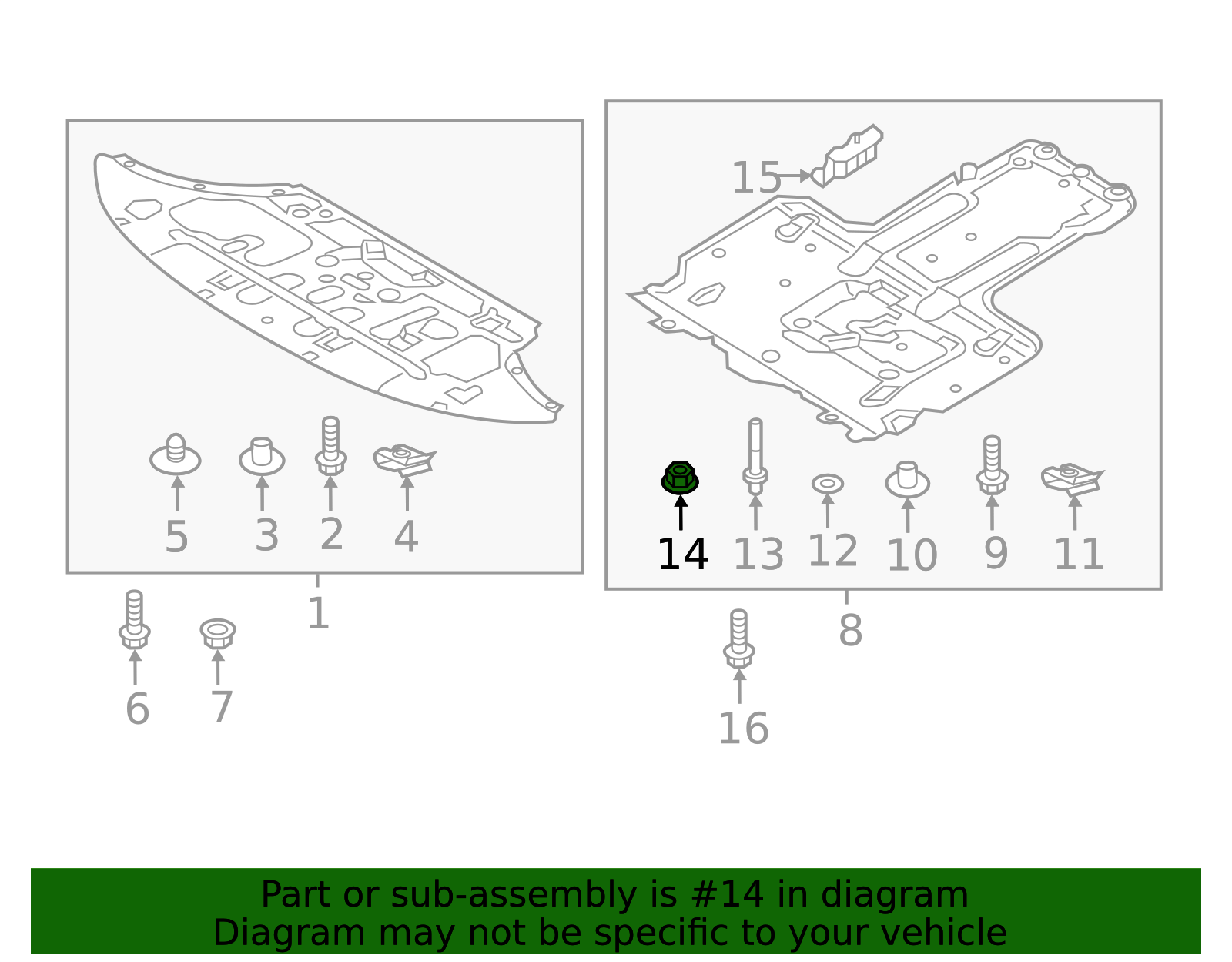 84219-B1100 - High-Quality Radiator Support Splash Shield Clip for 2017 ...