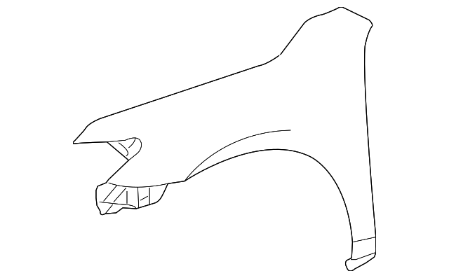 2007-2011 Toyota Camry Fender 53802-06120 | OEM Parts Online