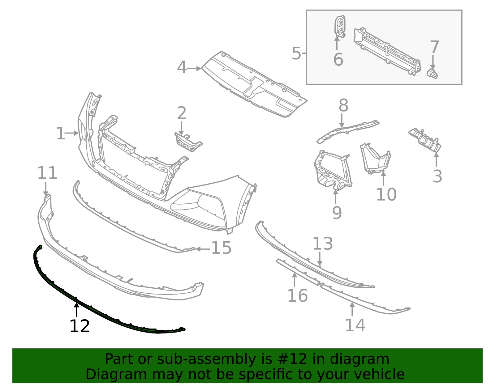 2022-2024 Hyundai Tucson Spoiler 86591-CW000 | OEM Parts Online