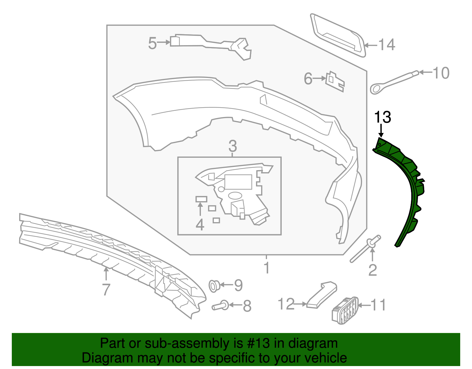 2014-2024 Jaguar F-Type Wheel Opening Molding T2R18773 | JaguarParts.com