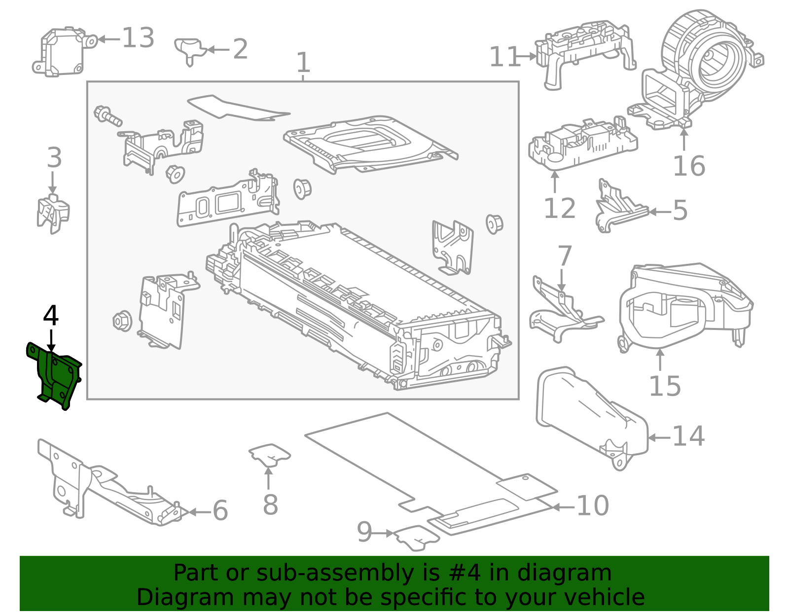 2023-2025 Toyota Upper Bracket G920B-30050 | Toyota Parts Center