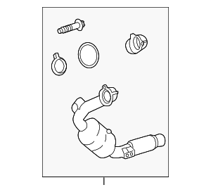 906-490-06-00-64 - Converter & Pipe 2010-2018 Mercedes-Benz | Mercedes ...