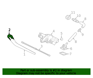 2018-2025 Volvo XC60 Wiper Arm Cover 32285176 | Genuine Volvo ...