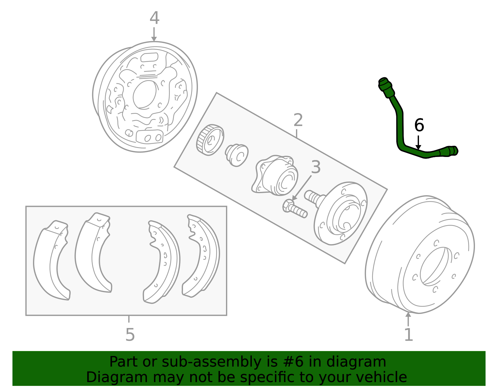 58737-38500 - Brake Hose 2001-2004 Kia Optima | Kia.Parts Store