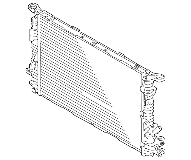 2014-2018 Audi RS7 Radiator 4G0-121-251-N | Audi USA Parts