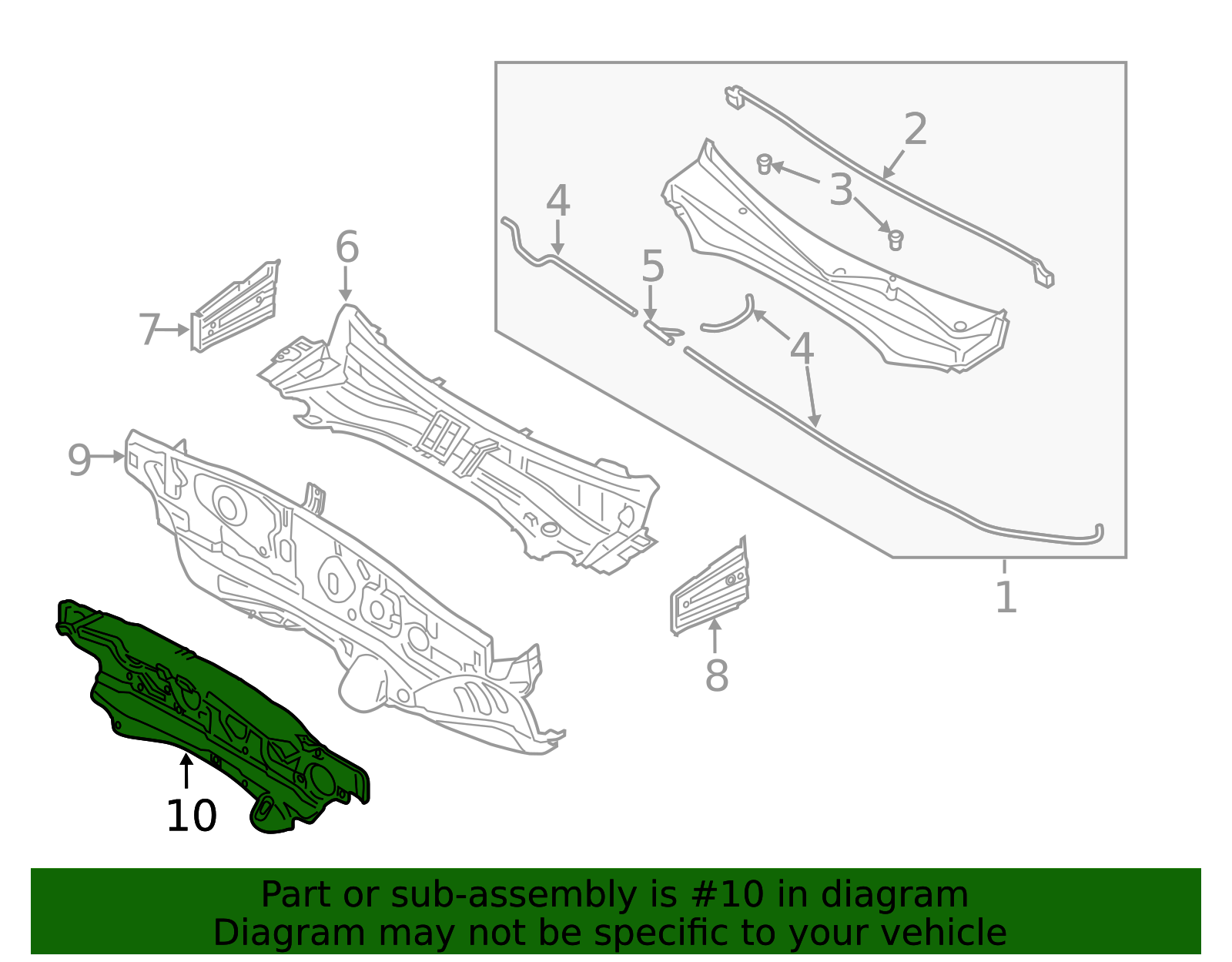 2020-2025 Hyundai Palisade Engine Compartment Insulation 84124-S8000 ...