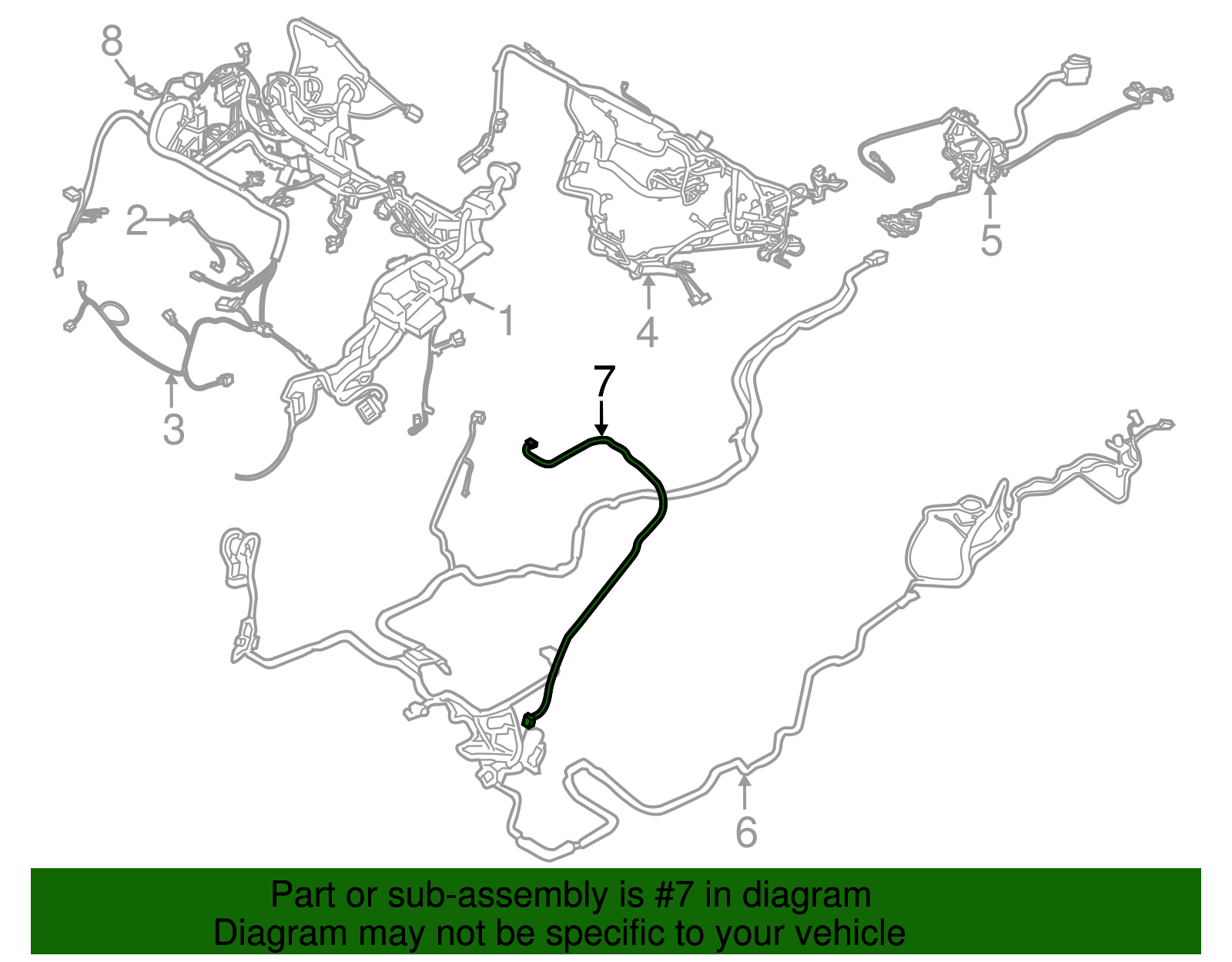 HG9Z-14335-Q - Wire Harness - 2017-2019 Ford | Lasco Auto Parts