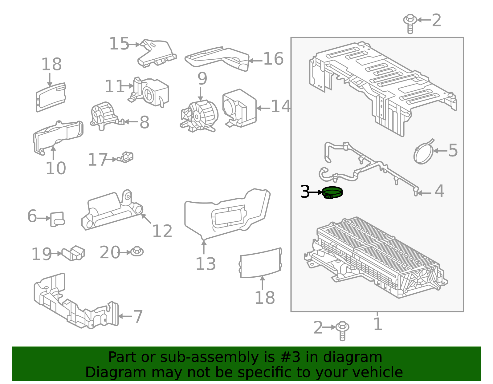 2022-2026 Toyota Battery Assembly Clamp 82711-12A70 | OEM Parts Online