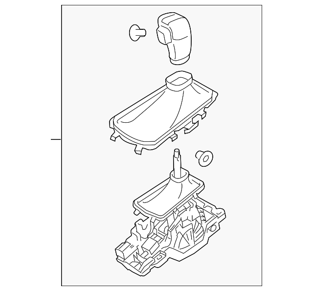 Genuine OEM Ford Part - Gear Shift Assembly GE9Z-7210-AB | Genuine OEM ...