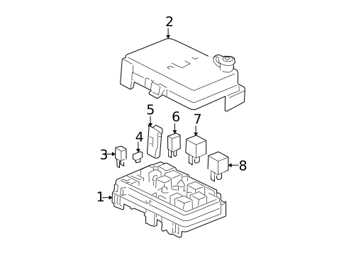 Flasher Units, Fuses, & Circuit Breakers for 2006 Chevrolet Cobalt ...