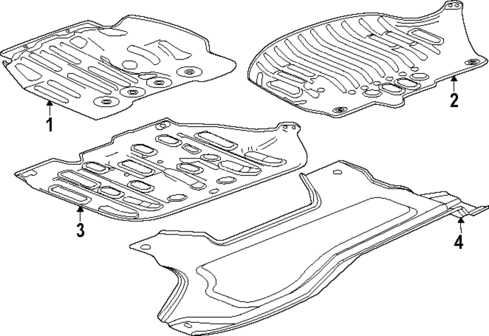 2024 Chevrolet Silverado 2500 HD Under-Body Shield 86513097 | Capital ...
