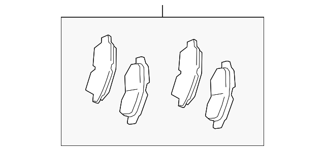 Genuine Toyota Brake Pads Front part# 04465-07010 for 2010-2017 Toyota ...