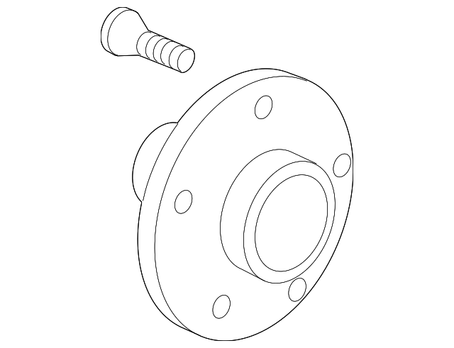 43502-0E030 - Hub Assembly - 2001-2018 Toyota | OEM Genuine Toyota Parts