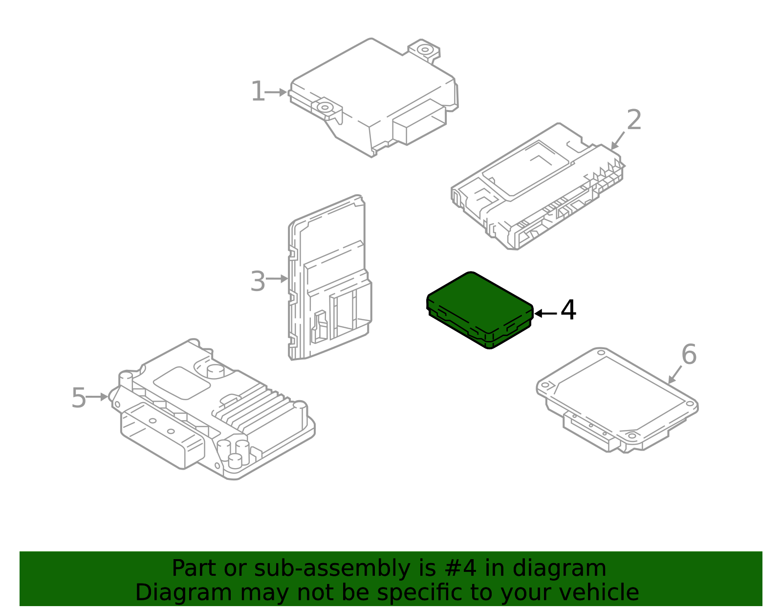 2017-2025 Audi Control Module 8W1-907-064-DH | OEM Parts Online