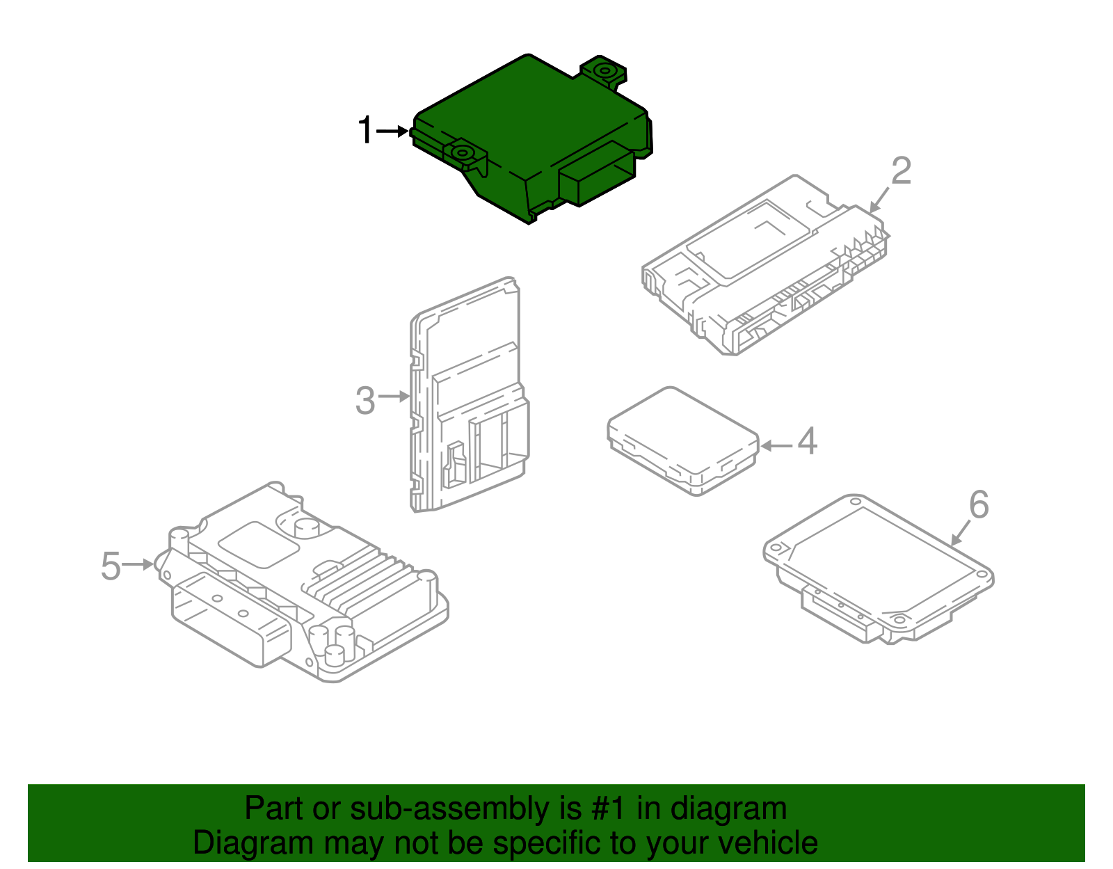 2021-2025 Audi Control Module 80C-907-468-G | OEM Parts Online