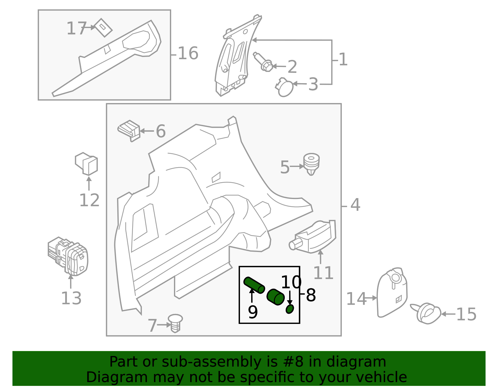 2007-2015 Ford Power Outlet - Driver's Side (LH) 7T4Z-19N236-AA ...