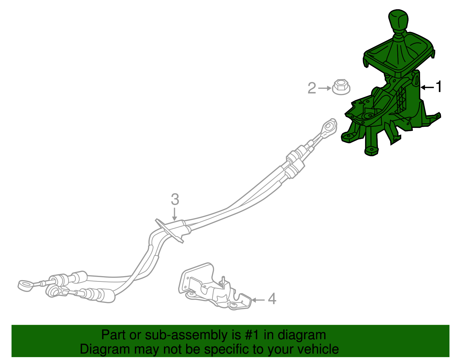 2013-2014 Ford Fusion Shifter Assembly dg9z7210j | TascaParts.com