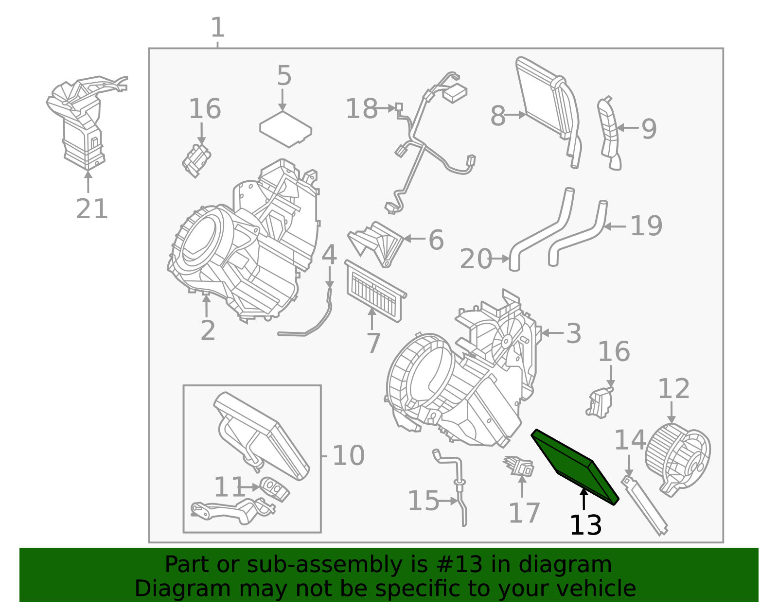 97133-R0500 - Air Filter 2022-2025 Kia Carnival | Kia.Parts Store