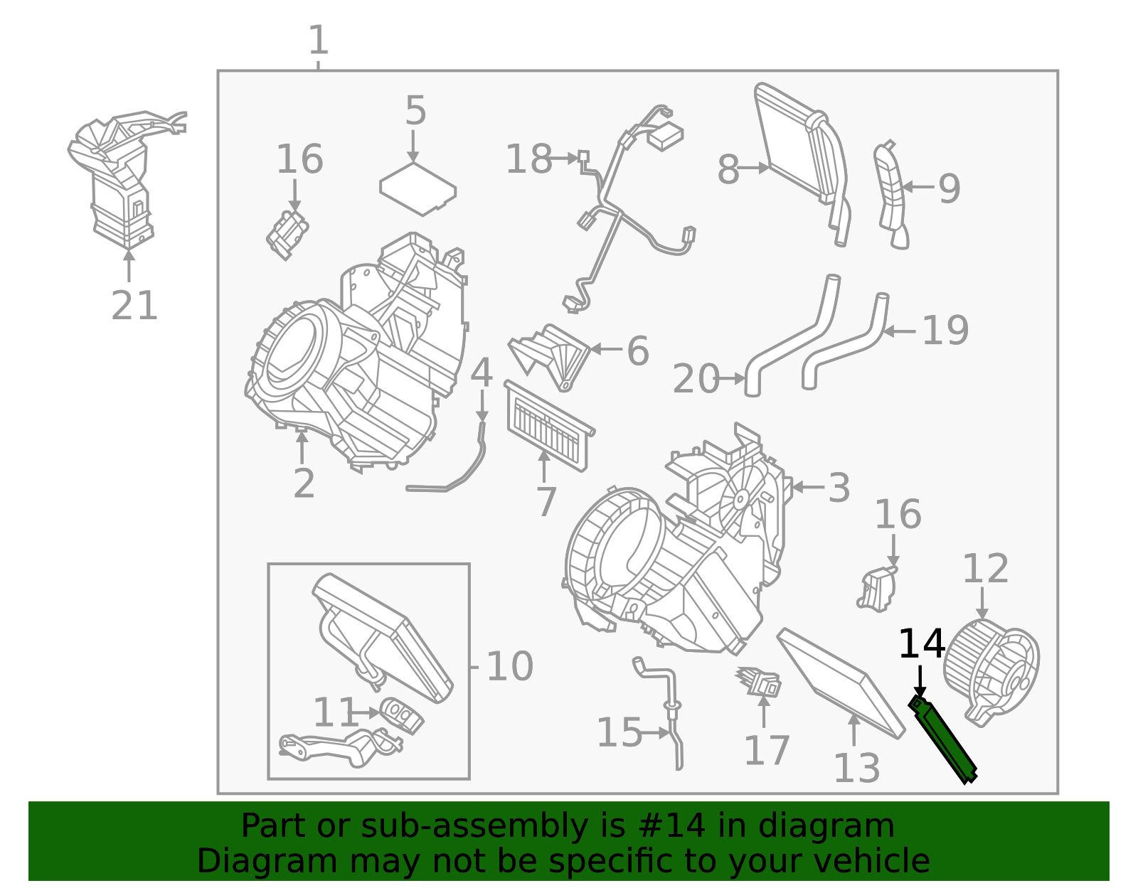 97129-R0100 - Air Filter Access Panel 2022-2026 Kia Carnival | Kia ...