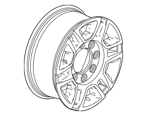 2020-2025 GM Wheel, Alloy 84742721 | Capital Chevy Parts