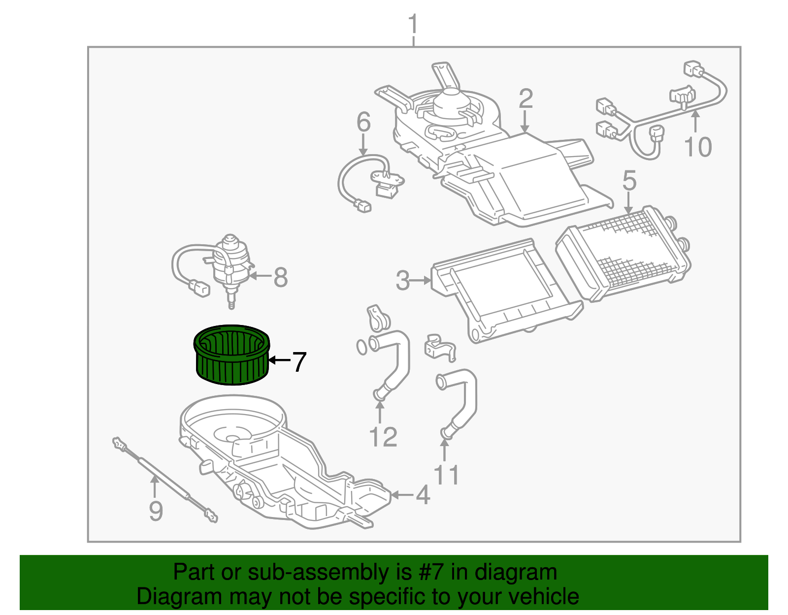 1996-2002 Toyota 4Runner Fan 88541-95J00 | Toyota Parts Center