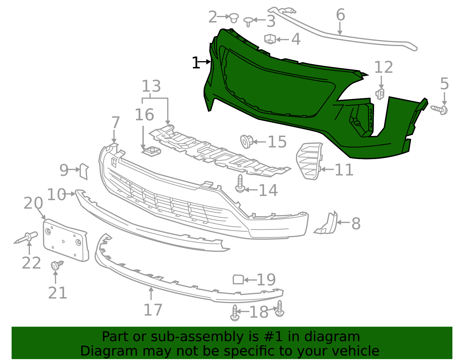 2019-2023 Cadillac XT4 Bumper Cover 84646921 | Capital Chevy Parts