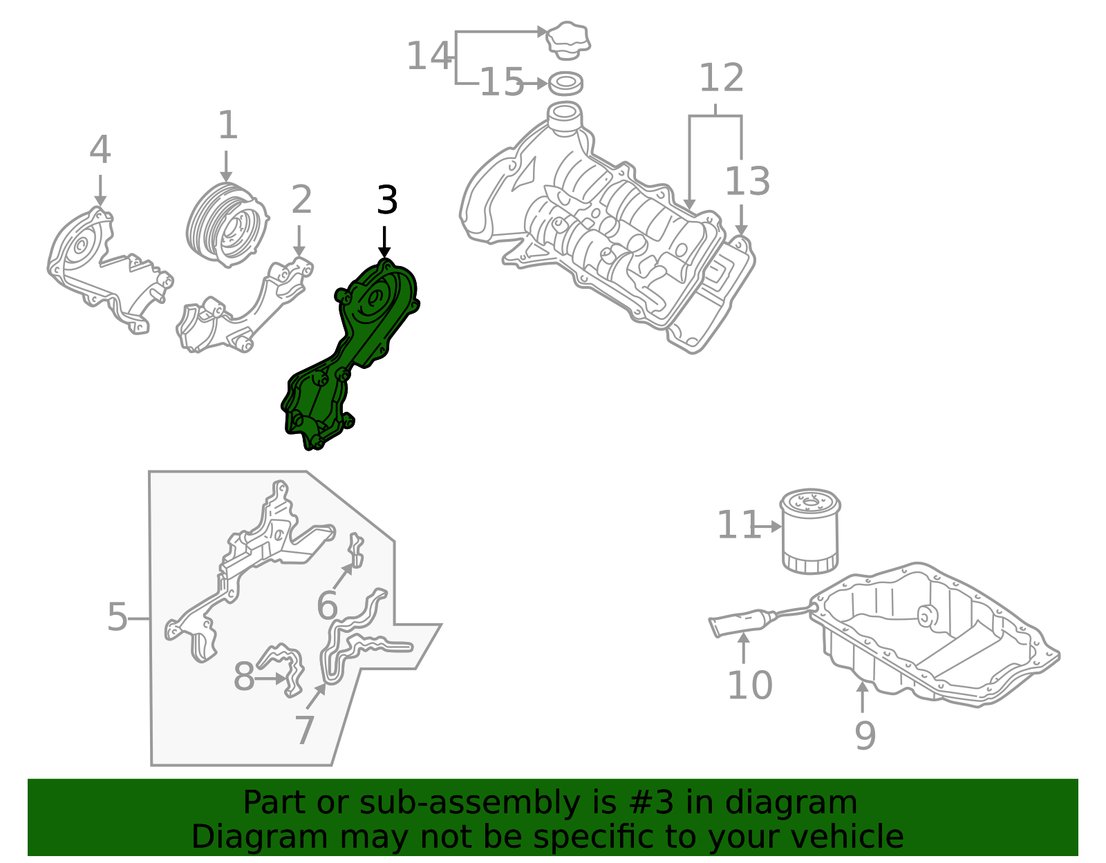 1995-2002 Mazda Millenia Engine Timing Cover KJ01-10-500A ...