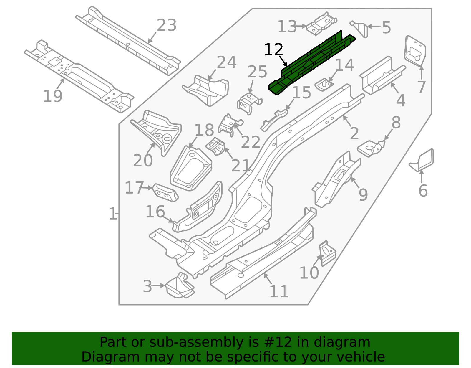 3QF-803-757-B - Upper Extension 2020-2025 Volkswagen Atlas Cross Sport ...