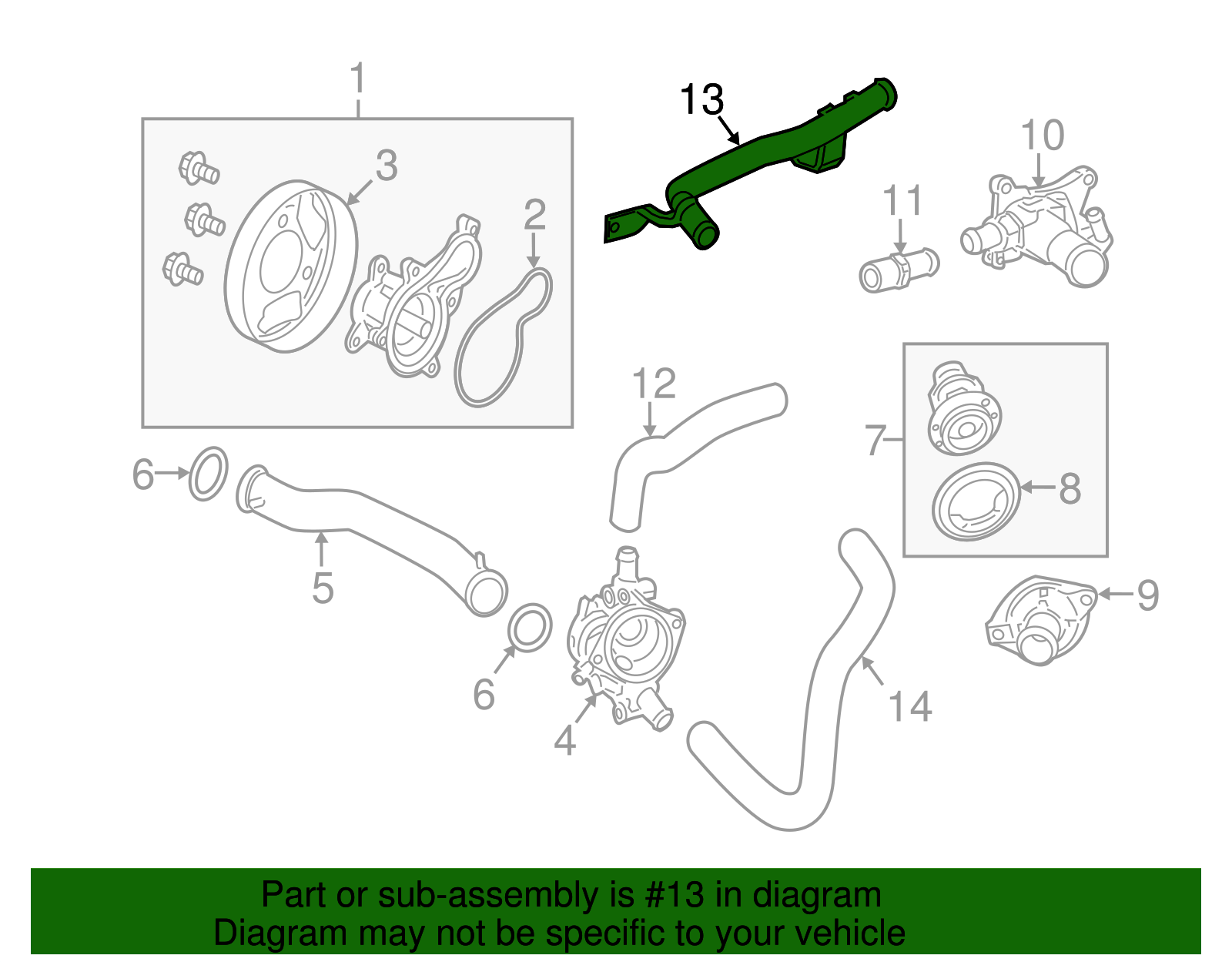 19510-RW0-A00 - 2012-2015 Honda Civic - Pipe Heater | Honda Parts Cheap