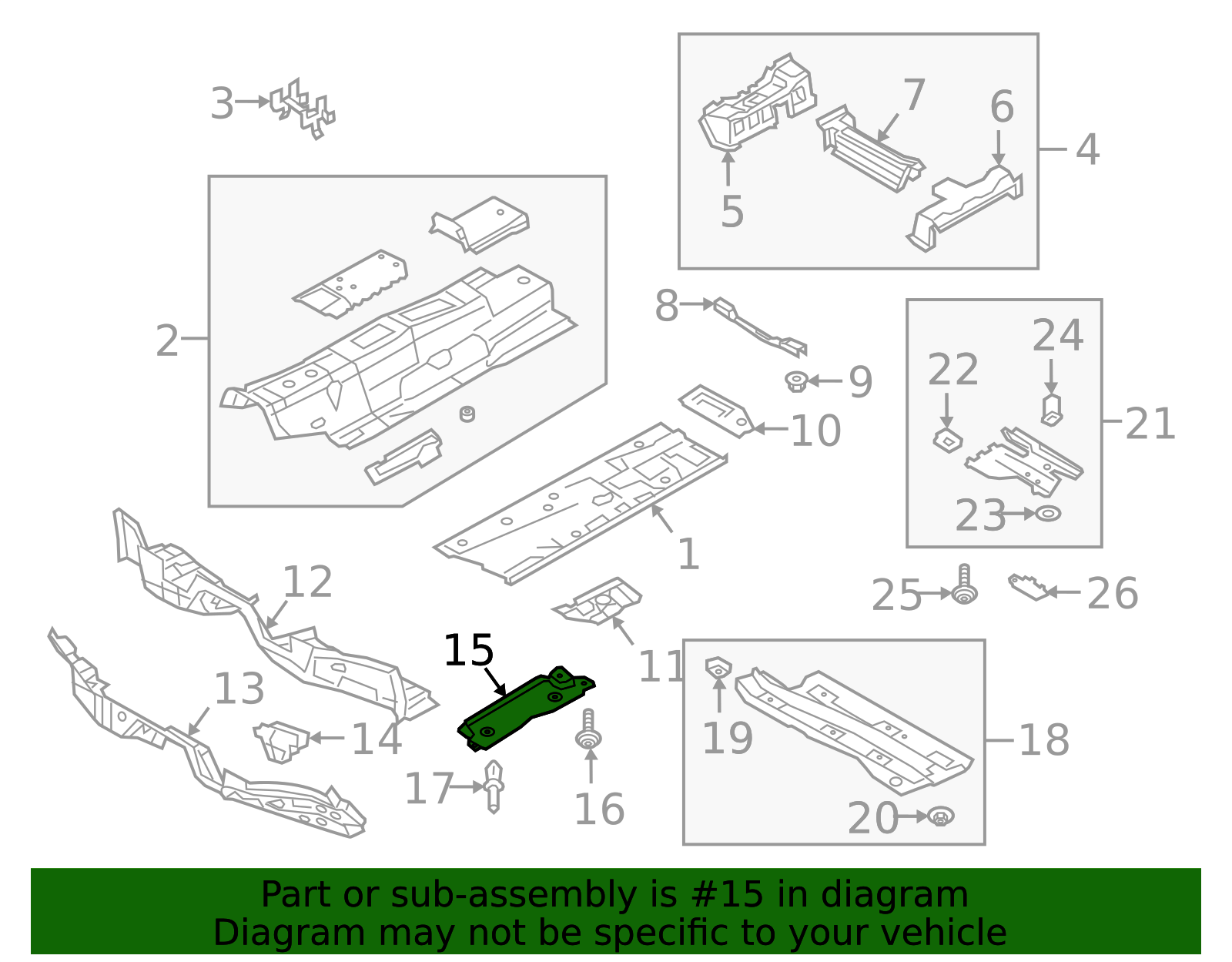 5Q0-825-230-J - High-Quality Floor Pan Splash Shield for 2019-2025 Audi ...