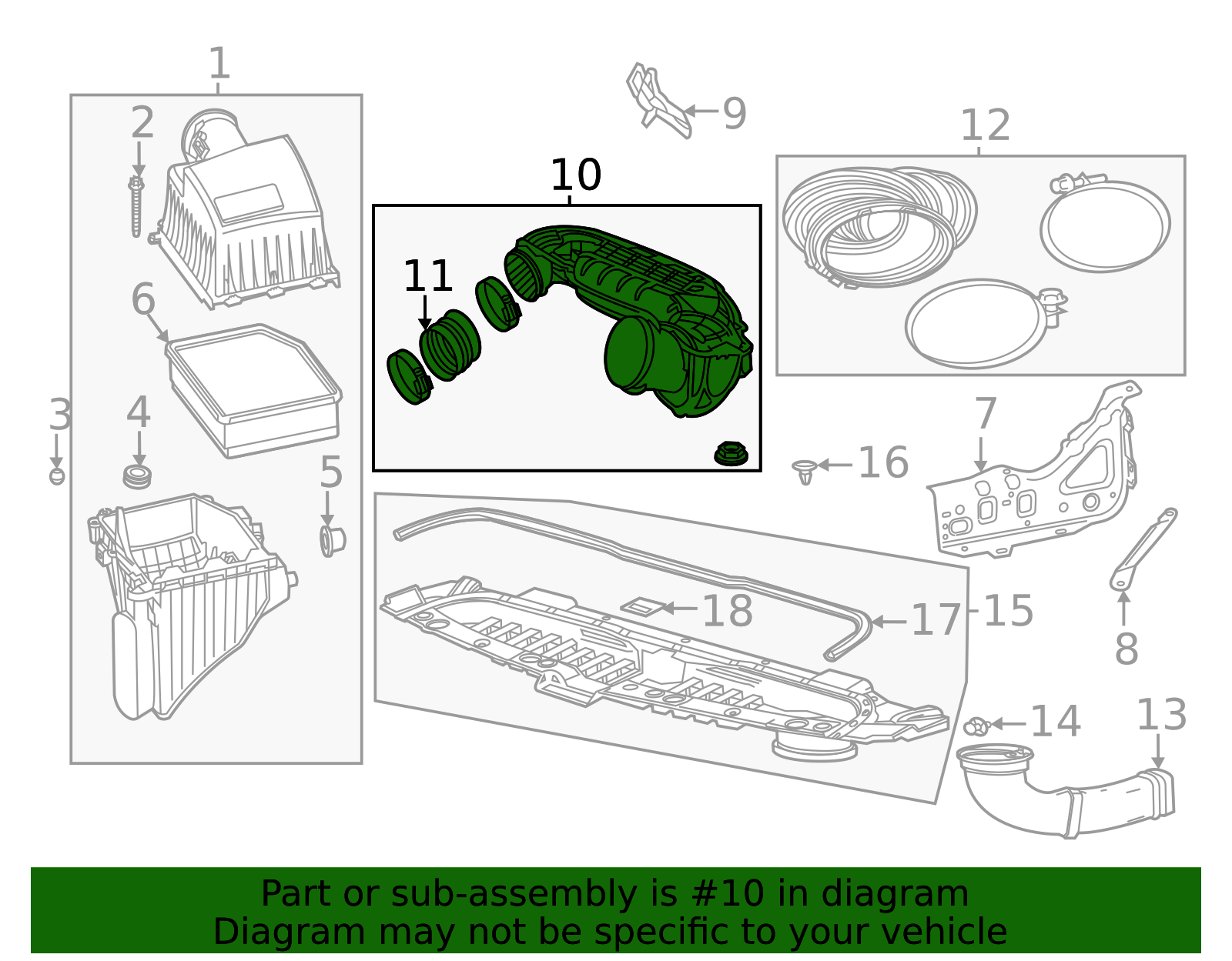 2021-2025 GM Outlet Duct 85013859 | Courtesy Parts