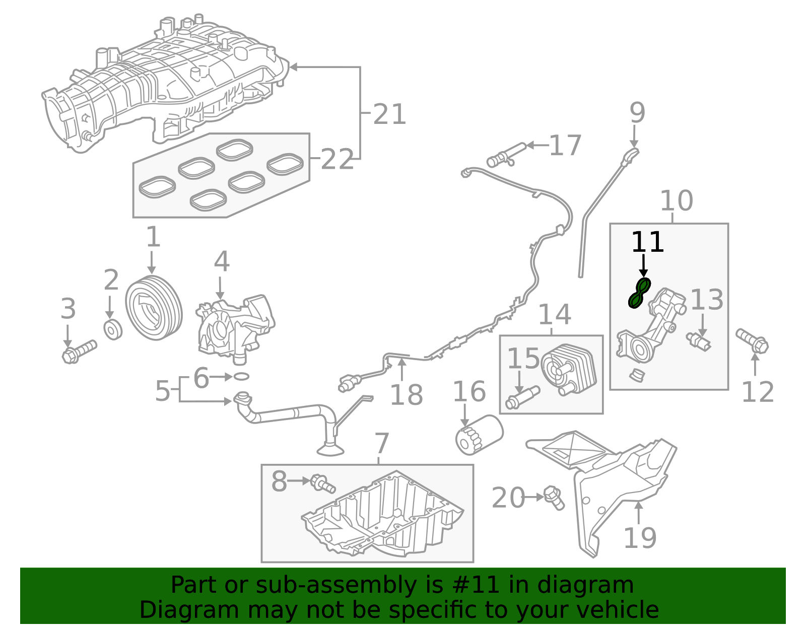 ML3Z-6840-A - Adapter Gasket - 2018-2025 Ford | Lasco Auto Parts