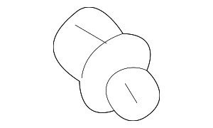 191-837-199 - Lift-Gate Latch Control Rod Clip 1993-2008 Volkswagen ...