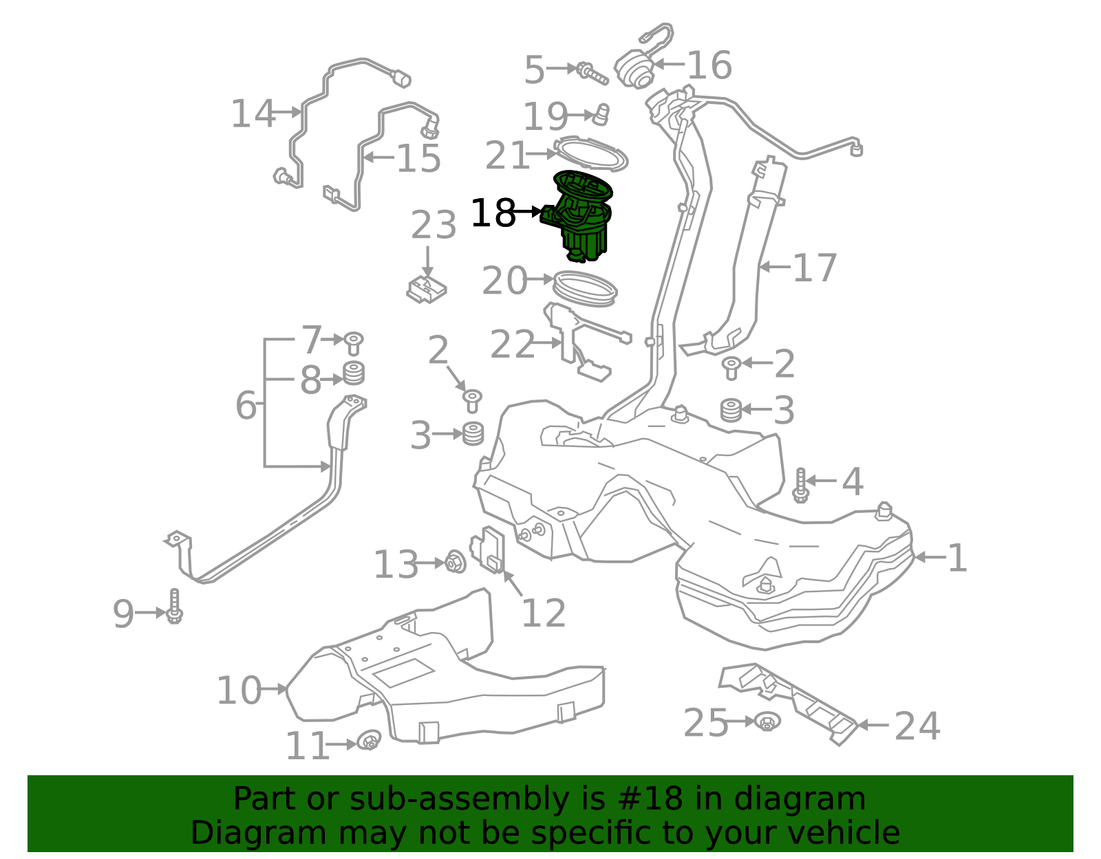 8W0-919-087-AA - Fuel Pump Assembly 2017-2025 Audi | Audi OEM Parts Guy