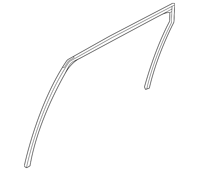 82330-6RA0C - Run Weather-Strip - 2022-2025 Nissan Rogue | Nissan OEM ...