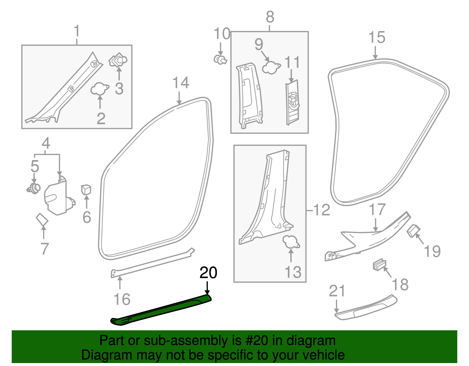 2018-2025 Toyota Scuff Plate 67912-06131 | Toyota Parts Center