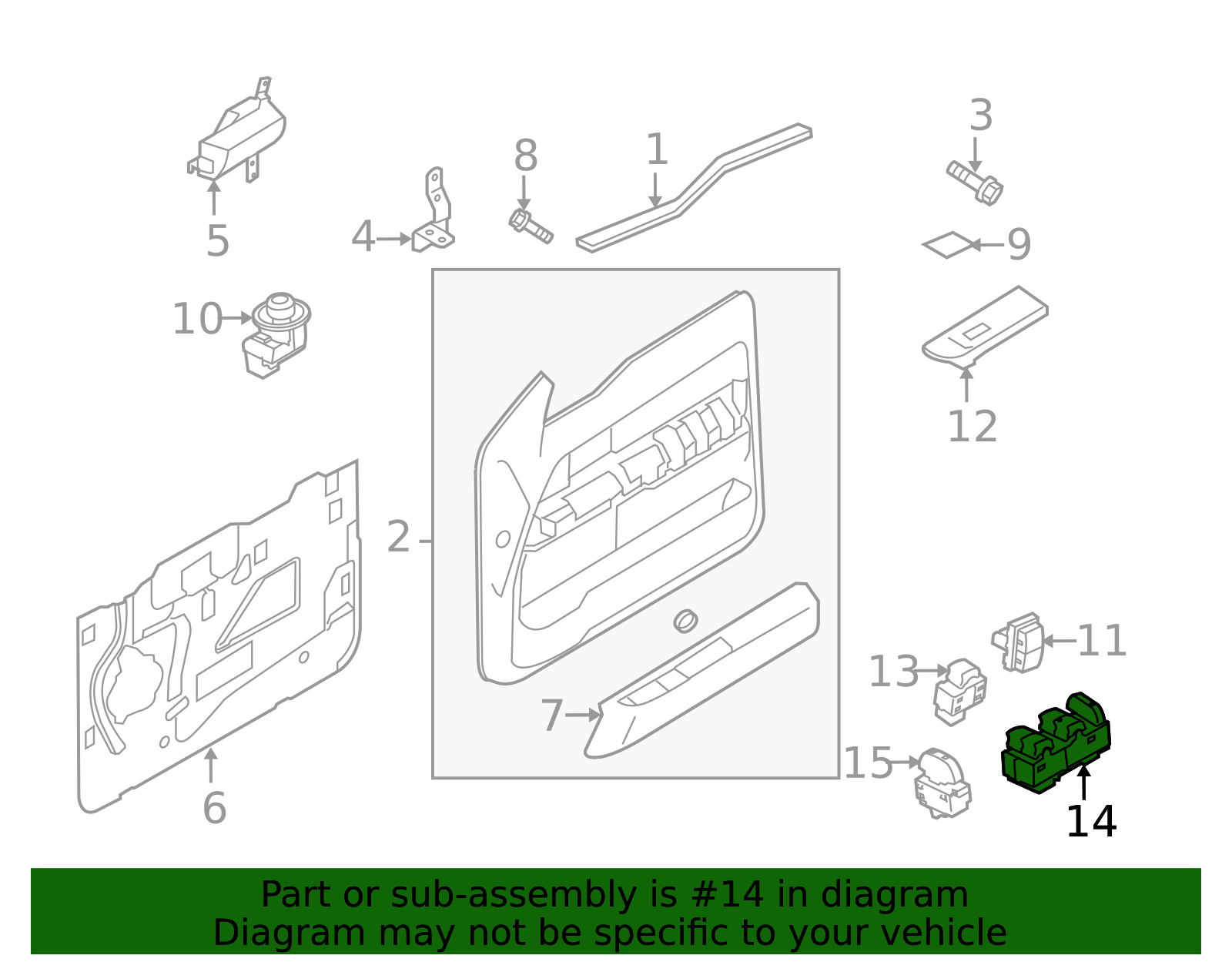 2011-2020 Ford F-150 Window Switch BL3Z-14529-BA | Awesome Parts Ford