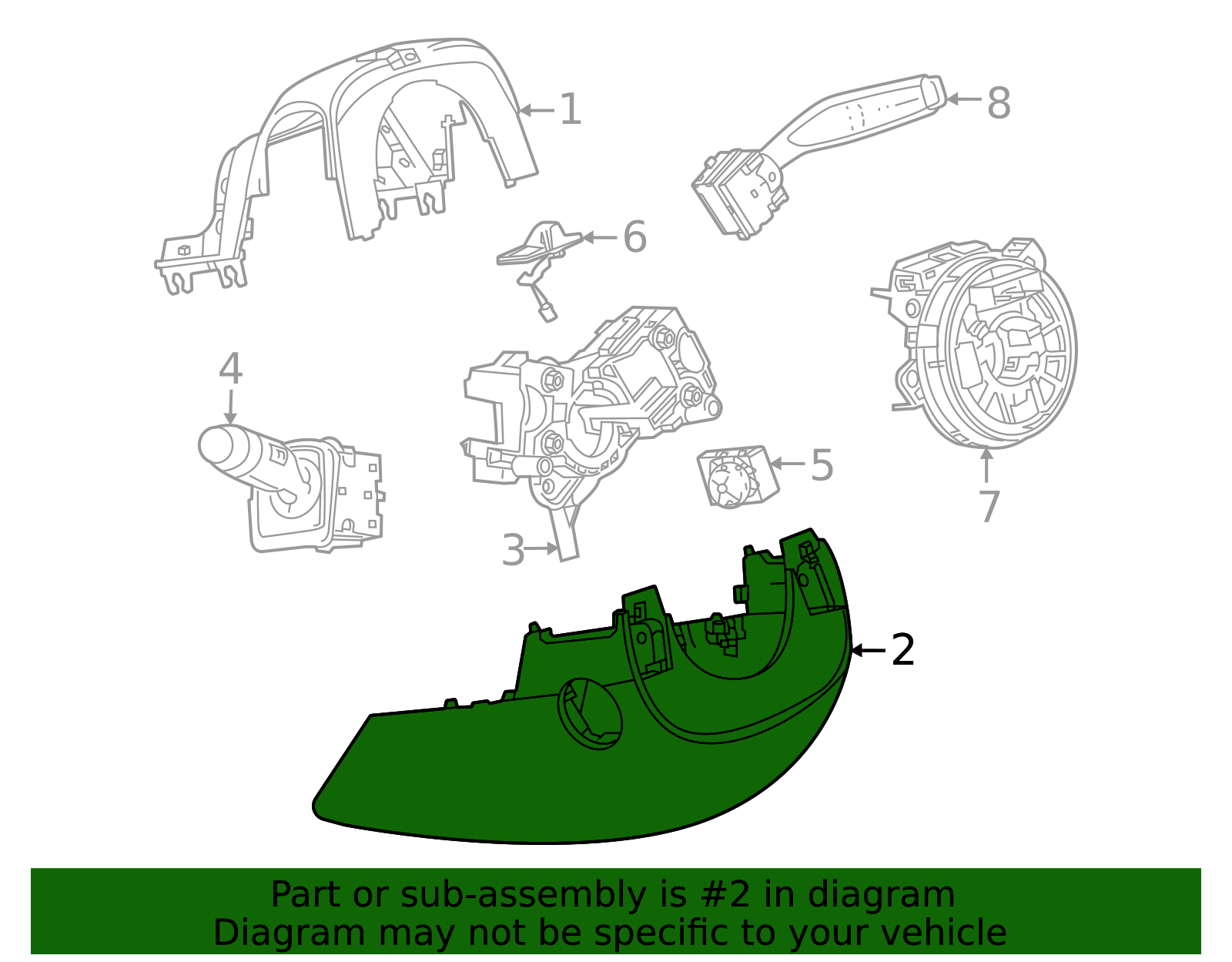 84910103 - High-Quality Lower Column Cover for 2025 Cadillac ...