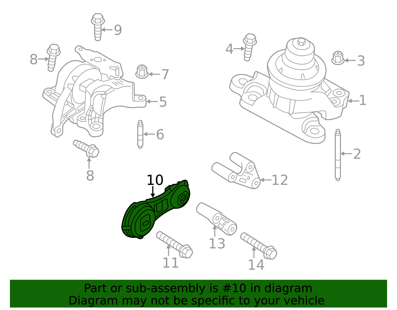 Genuine OEM Ford Part - Torque Arm DB5Z-6068-A | Genuine OEM Ford Parts ...