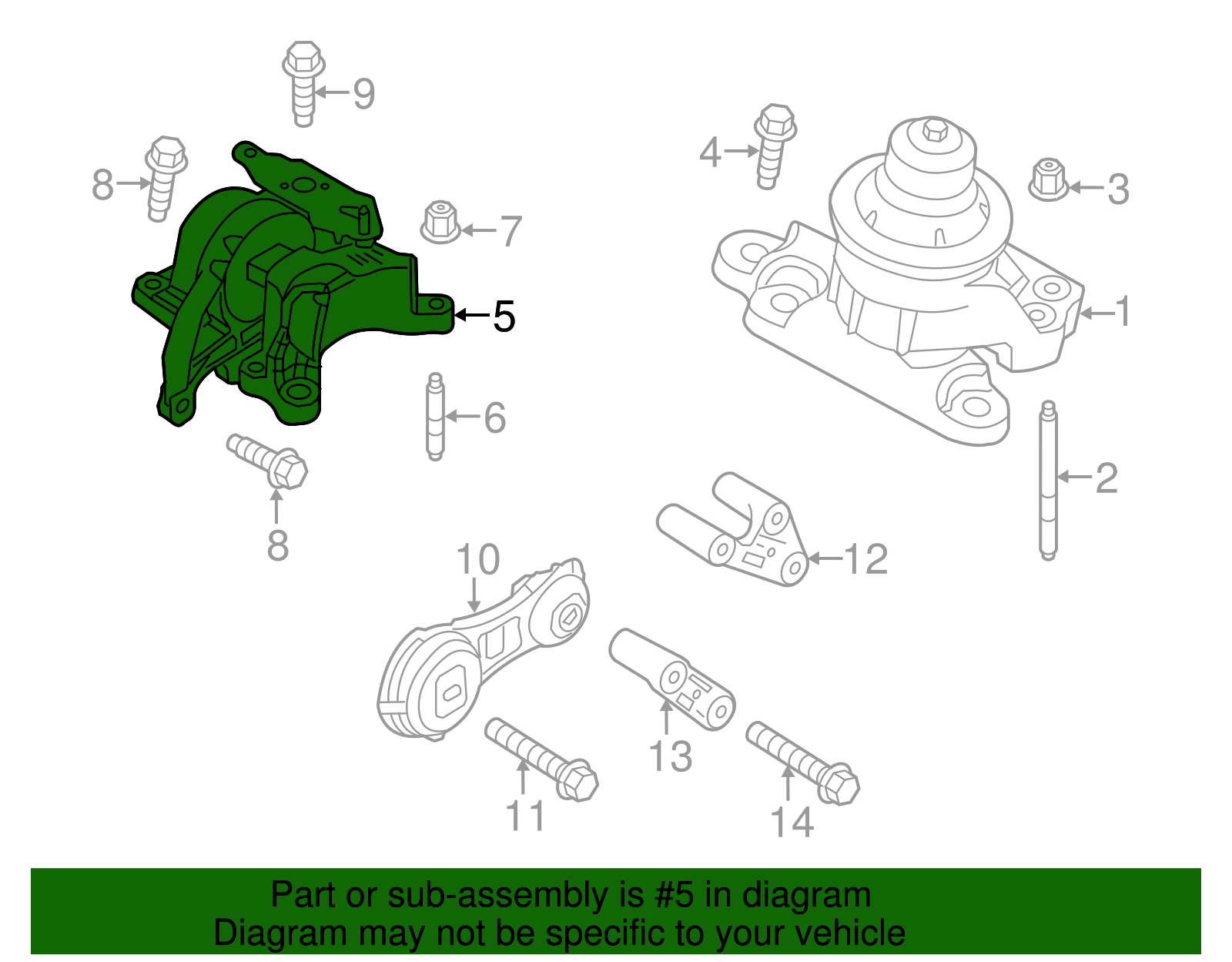 FB5Z-6038-B - Mount 2011-2019 Ford | Ford Parts Direct