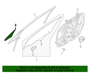 82440-L2500 - Fixed Glass 2025 Kia K5 | Kia.Parts Store