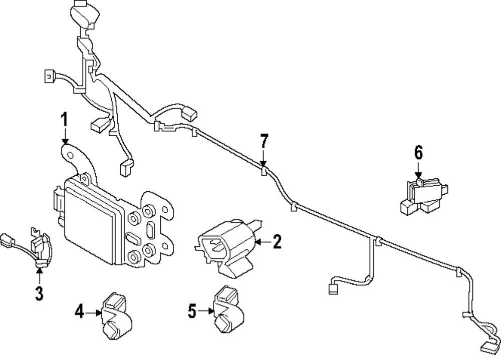 2023-2025 Hyundai Palisade Park Sensor 99310-S1800-UB7 | MotorMotor