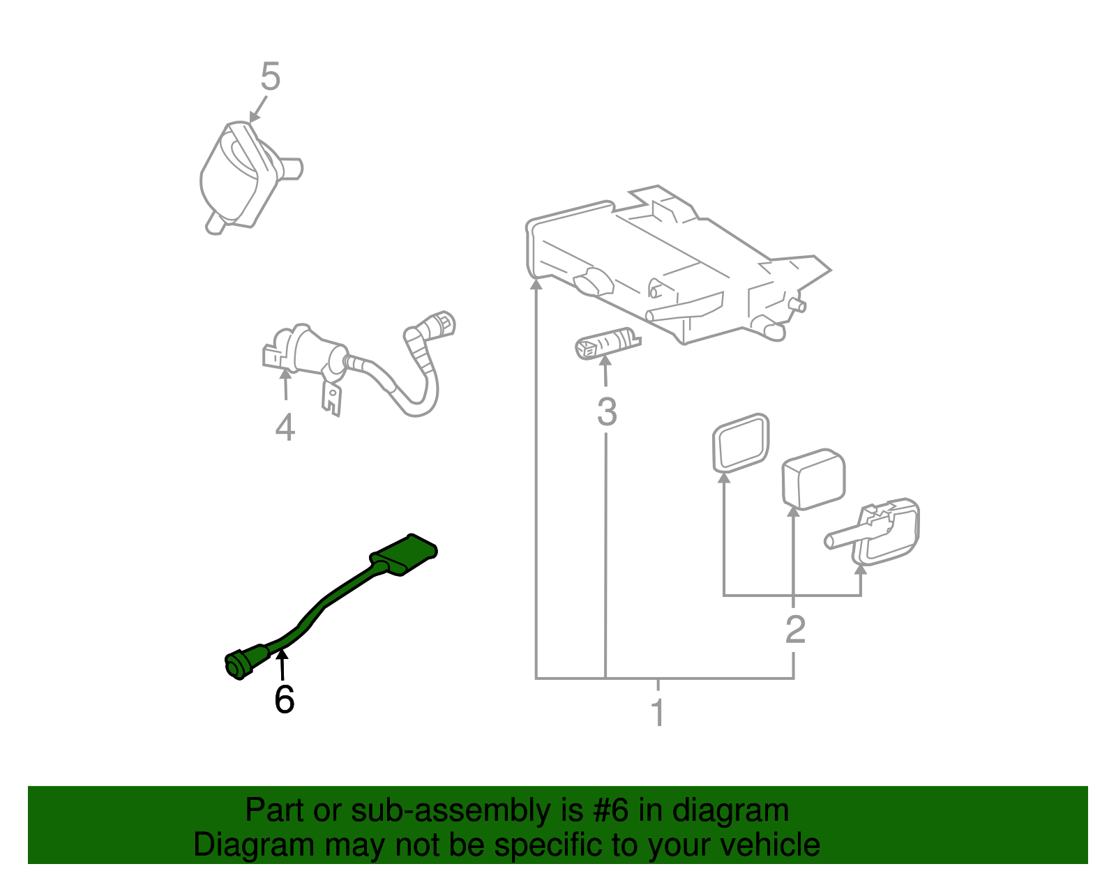 2004-2009 Cadillac Heated Oxygen Sensor 12575657 | Shop Matick Buick GMC